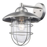 Charlton Home® Benna 1-Light 18.9" H Hardwired Transparent Pier Mount Light | Wayfair